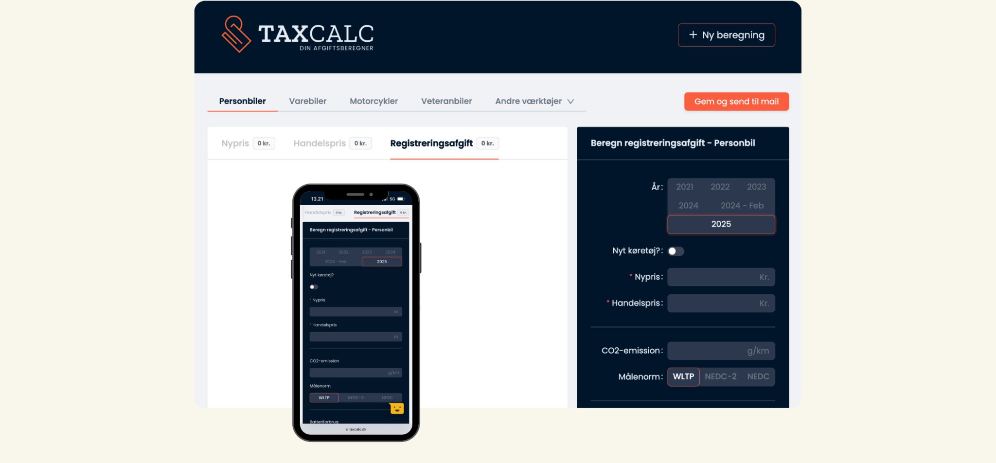 Taxcalc.dk - Din gratis afgiftsberegner