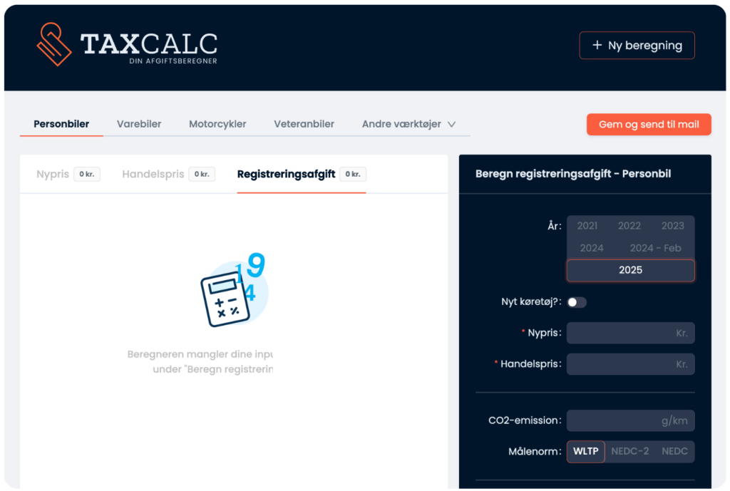 Taxcalc.dk - Din gratis afgiftsberegner